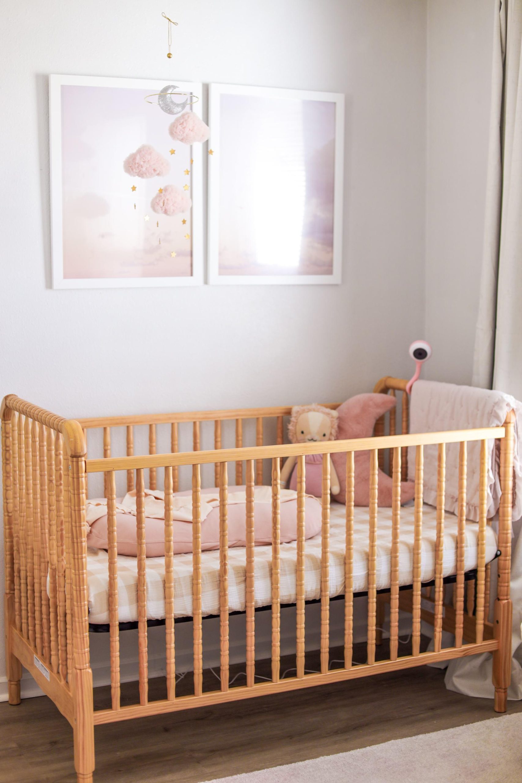 Dreamy Sunset Baby Girl Nursery Tour - Abby Saylor Armbruster